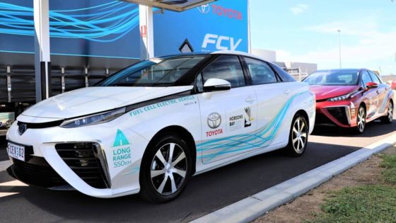 Toyota hydrogen fuel cell vehicles hit the road in Melbourne trial