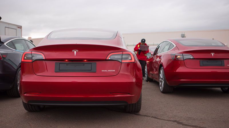 Tesla Model 3 approved and rolling off assembly line ready for Europe