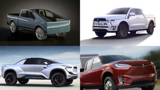 Elon Musk hints at wild "cybertruck" electric ute design