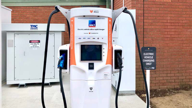 Tasmania charges ahead with first ultra-rapid electric car charger