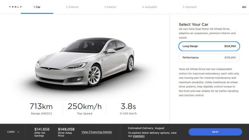 Tesla drops price for Model S and Model X in Australia