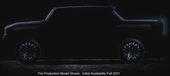 General Motors reveals Hummer electric ute first glimpse and specifications