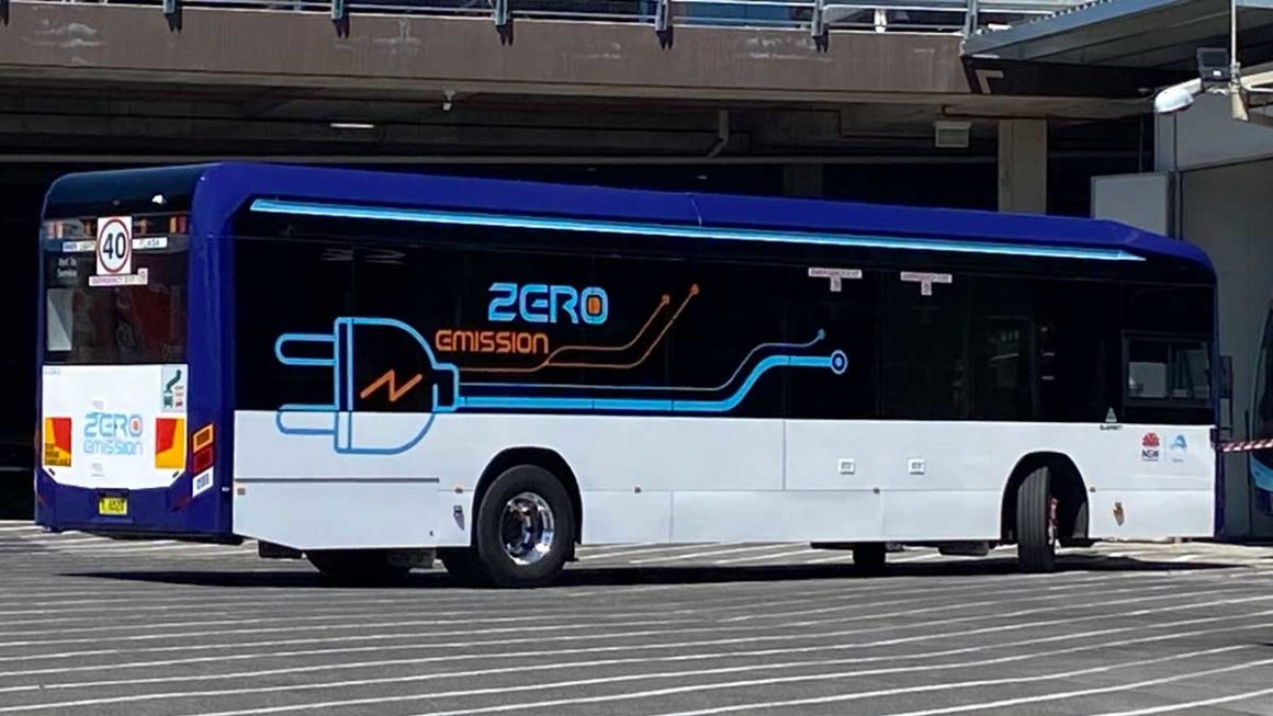 Electric Custom Denning buses spotted trialling in Sydney