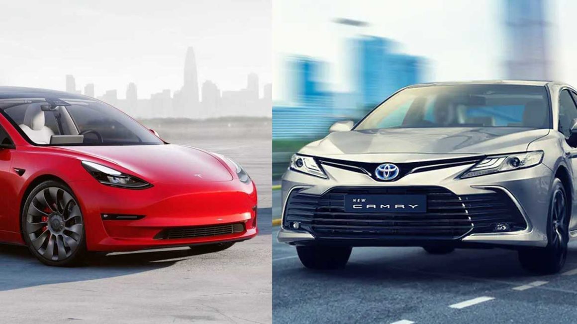 Tesla almost beats Toyota as complete 2021 electric vehicle sales ...