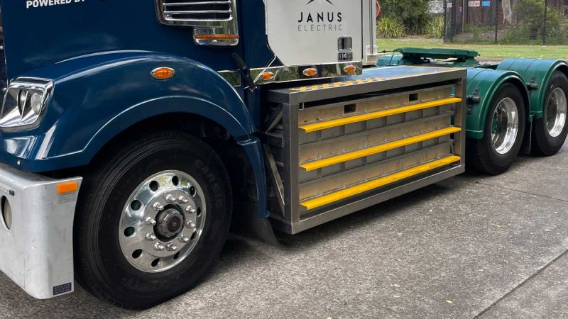 Janus unveils first electric truck for Australian east coast battery ...