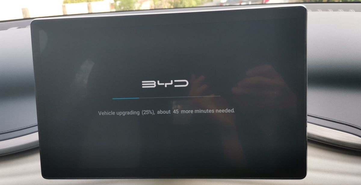 BYD Atto 3 receives first software update with maps and Spotify