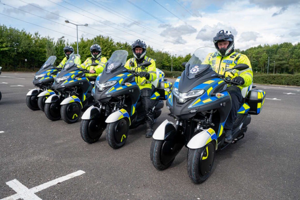 Police and first responders to get three-wheel electric motorcycles