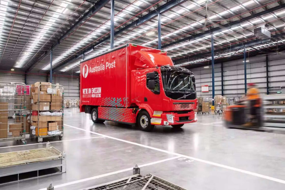 Australia Post debuts new Volvo electric delivery truck