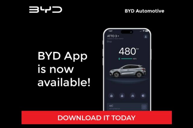 BYD launches EV app in Australia for Atto 3 electric car owners