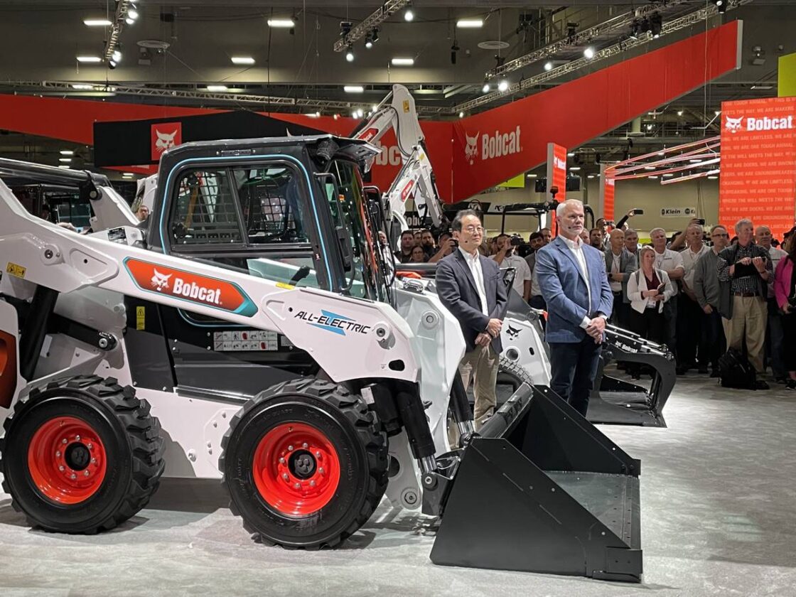 Bobcat launches world first all-electric skid-steer loader