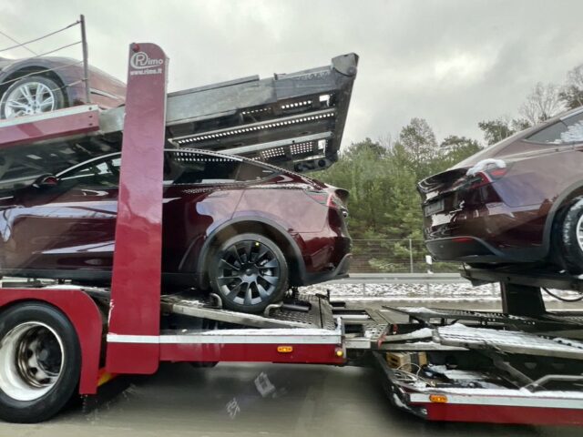 Tesla ships first midnight cherry red Model Ys to customers