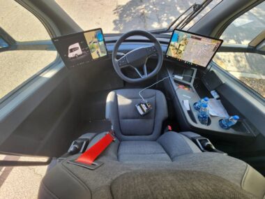 A rare glimpse inside Tesla Semi reveals the future of trucking