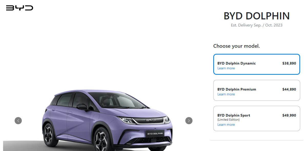 BYD starts Australian roadshow for sub-$40,000 Dolphin electric car