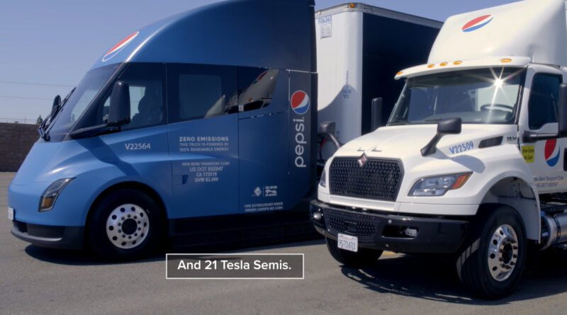 "Quieter, smoother, more efficient:" Pepsico shows off its big Tesla ...