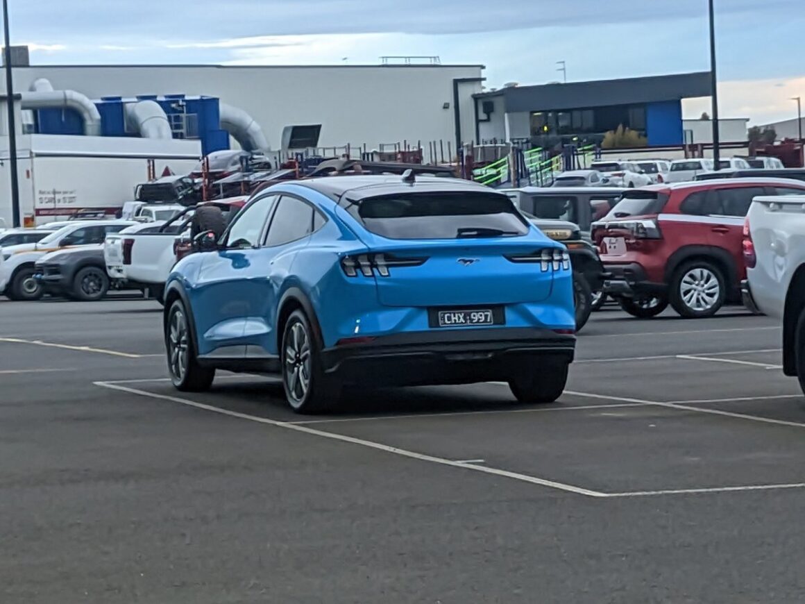 Ford's Mach-E electric Mustang lands in Australia with new sighting