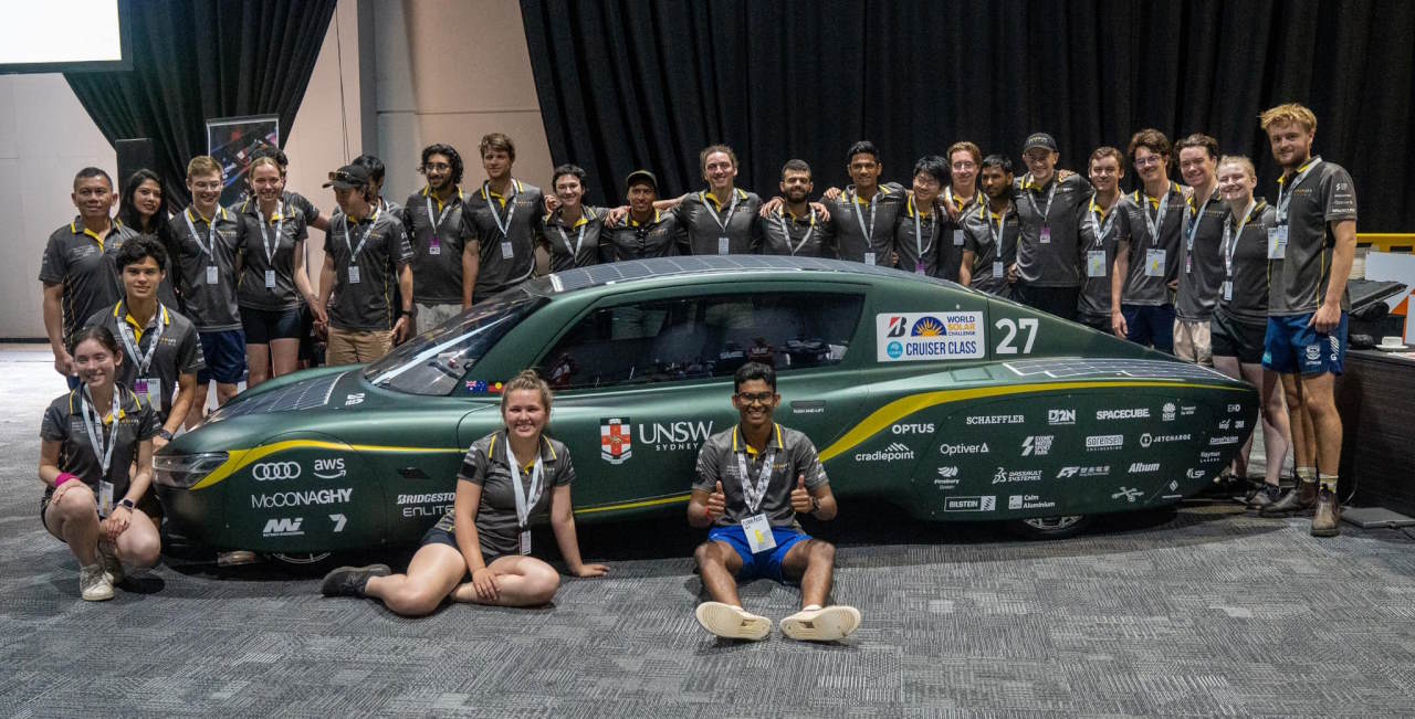 UNSW Sunswift 7 overcomes bushfire smoke to win World Solar Challenge