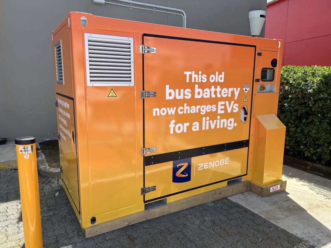 Old bus battery given second life to to support EV fast chargers