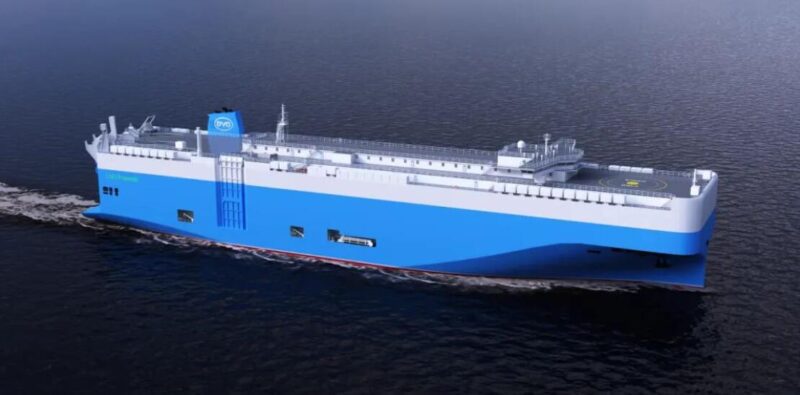 BYD is building a new vehicle carrier to ship 7,000 EVs at a time