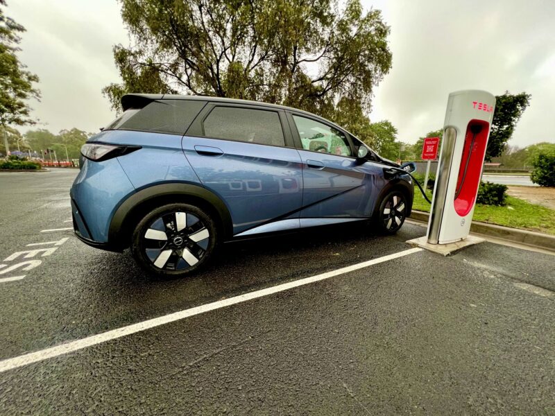 "A bit too much:" BYD Dolphins charge at Tesla Superchargers, but at a ...