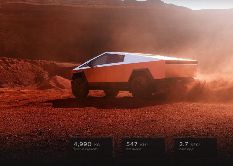 Tesla puts Cybertruck front and centre on Australian website with ...