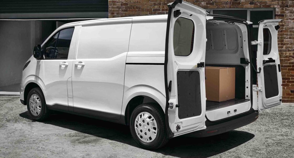 First drive in first one-tonne electric van to arrive in Australia