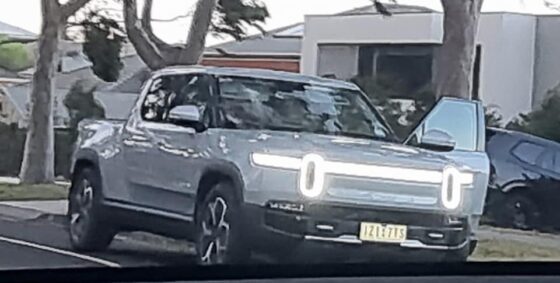 Rivian R1T electric ute spotted on Australian roads