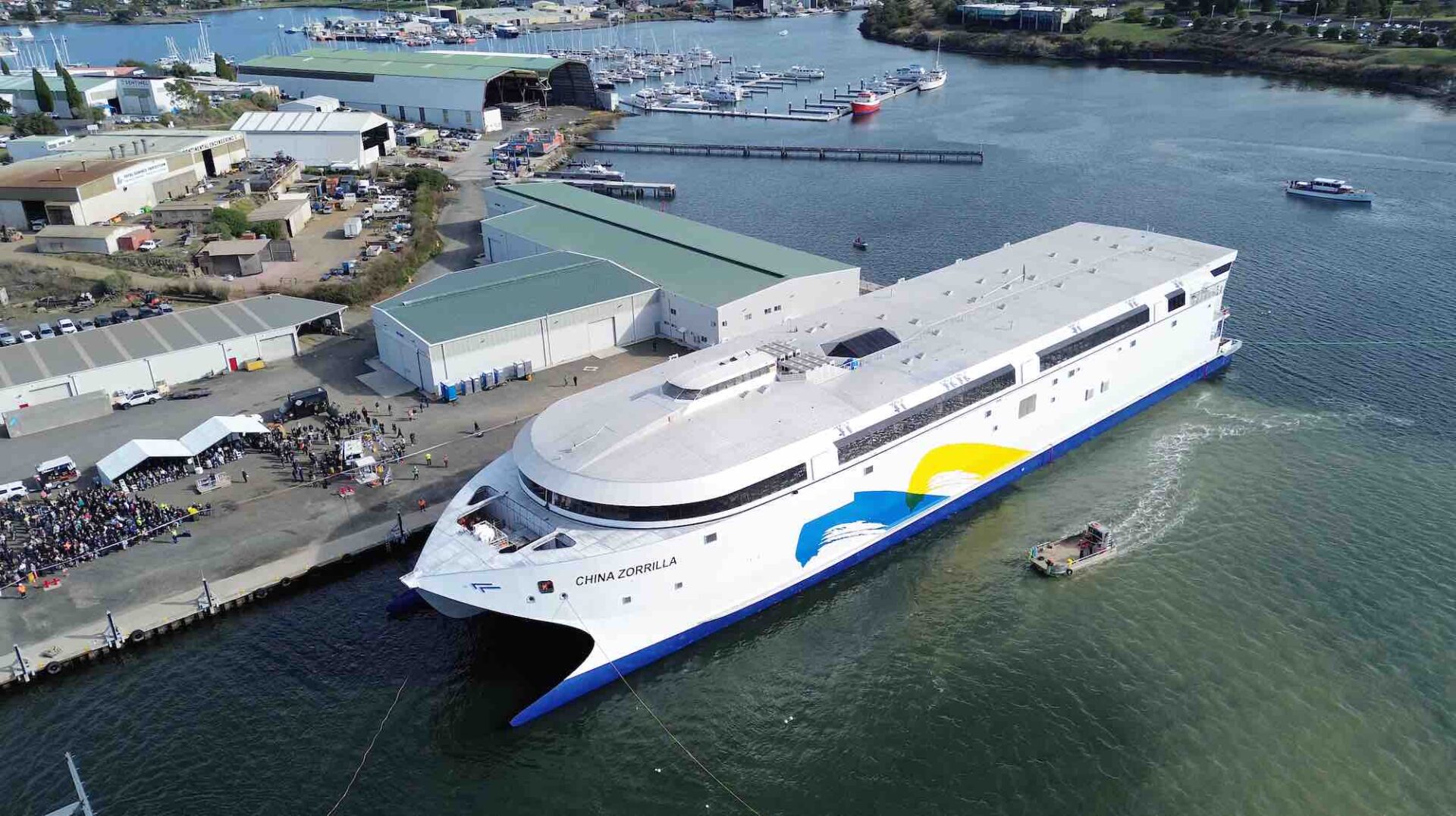"This ship changes the game:" World's largest all-electric ferry ...
