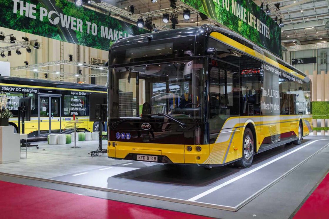 BYD debuts electric bus with 700 kms range in Europe